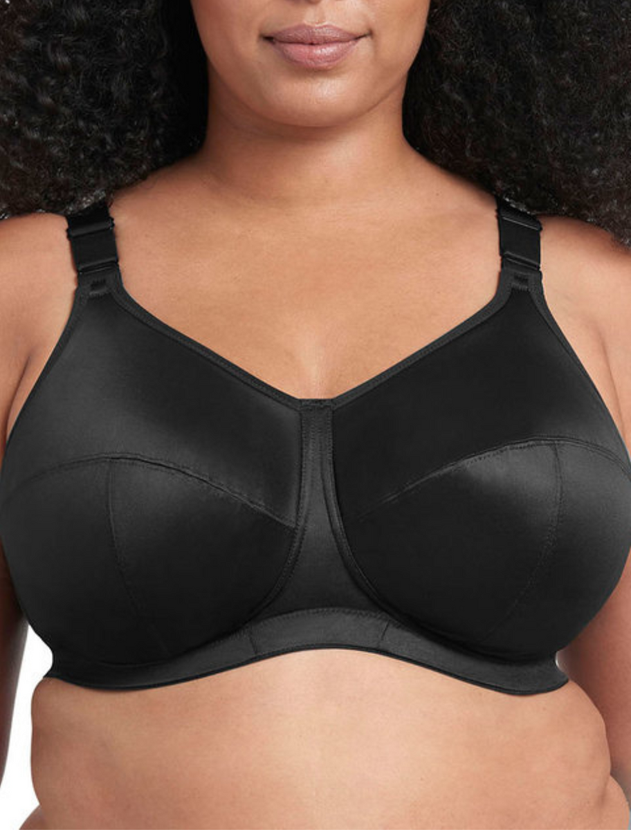 Goddess Celeste Non Wired Bra in Black | Goddess Full cup Bra | Goddes – Bras & Honey USA