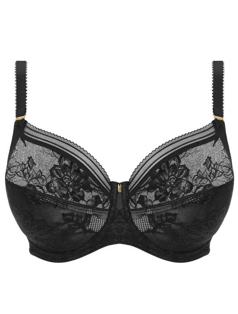 Fantasie Fusion Lace Underwire Full Cup Bra With Side Support, Black ...