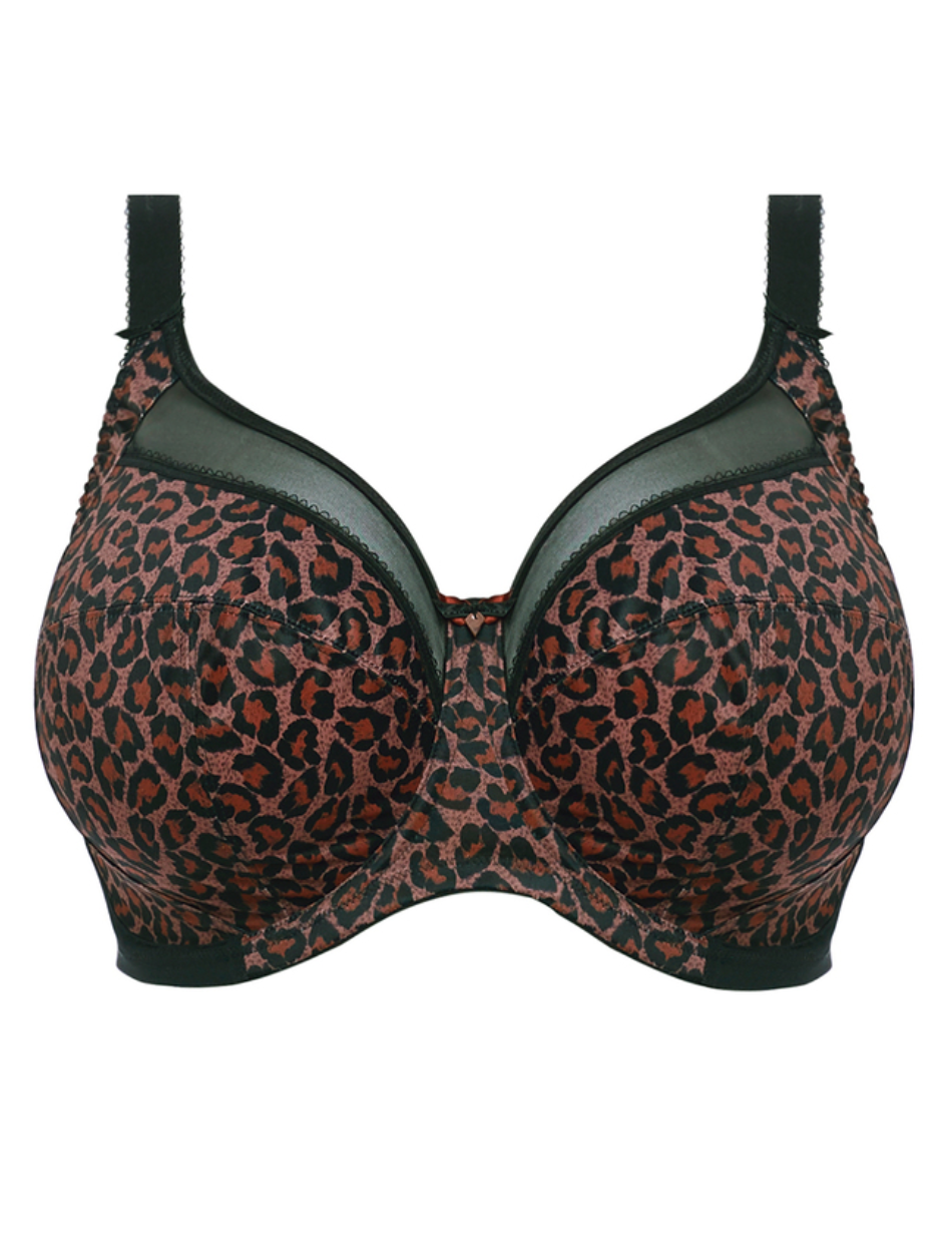 Goddess Kayla Underwire Banded Bra, Dark Leopard | Goddess Kayla Bra L ...