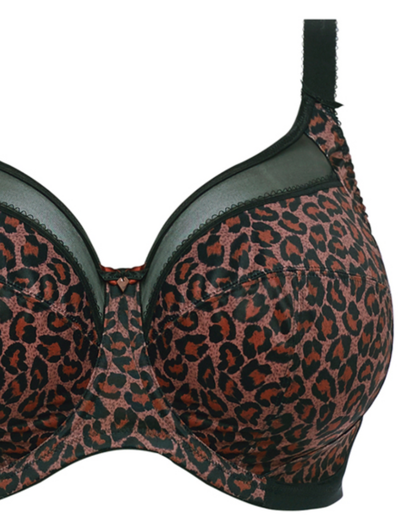 Goddess Kayla Underwire Banded Bra, Dark Leopard | Goddess Kayla Bra L ...