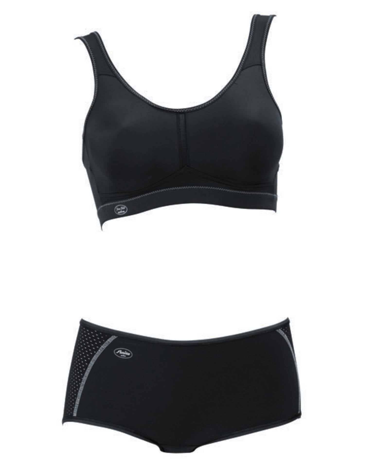 Anita Active Light & Firm Sports Bra, Black | Black Anita Sports Bra ...