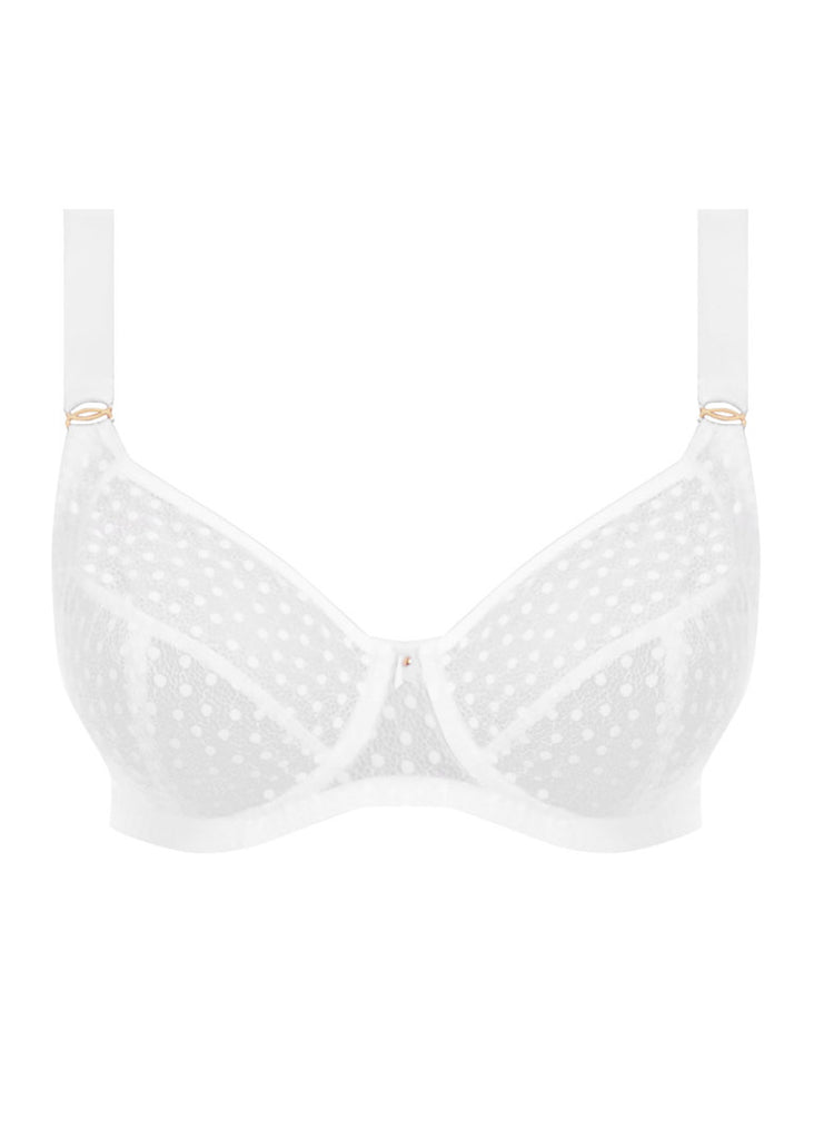 Freya Starlight K Cup Bra, White | White Freya Bra | Side Support Bras ...