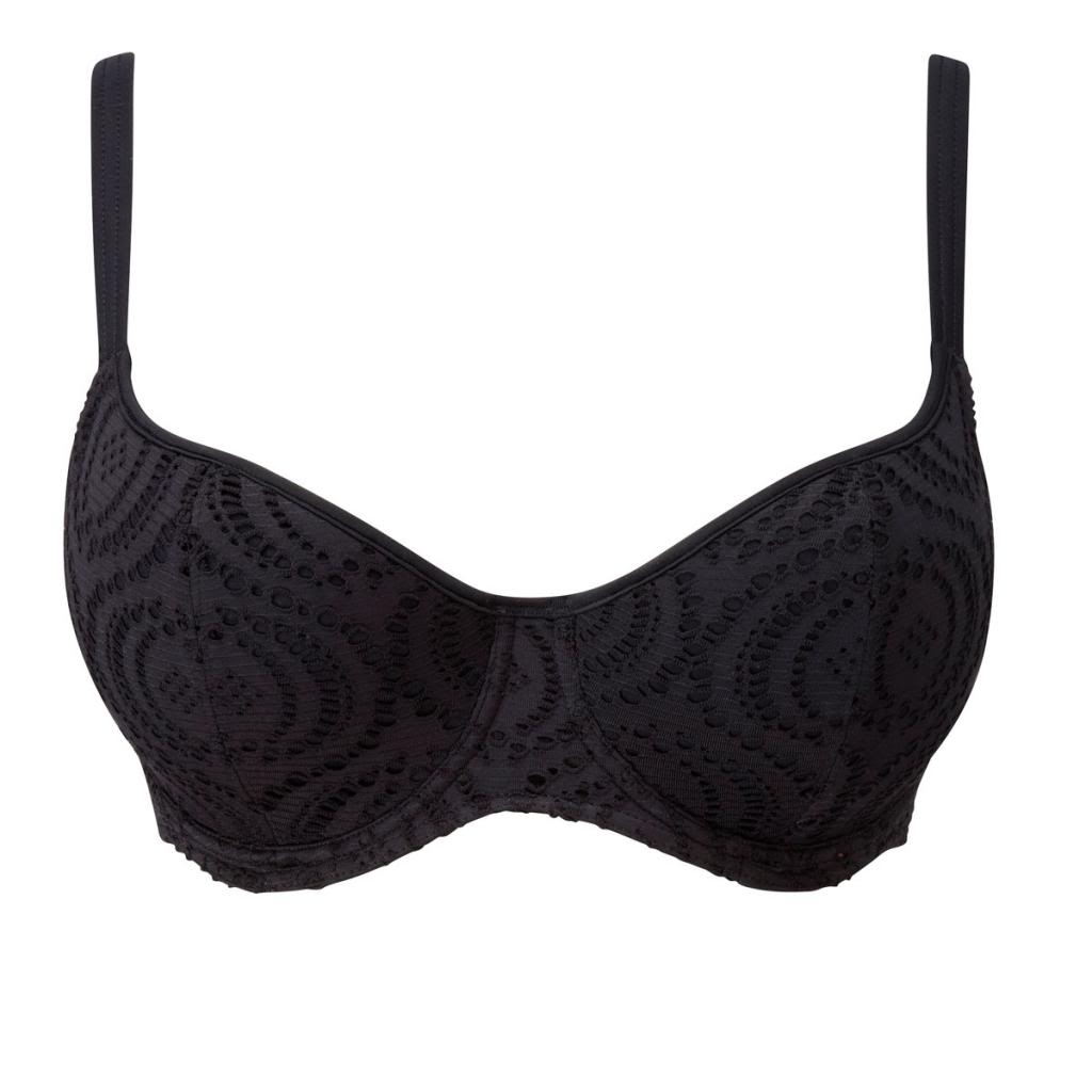 Freya Cha Cha Padded Bikini Top Black – Bras & Honey USA