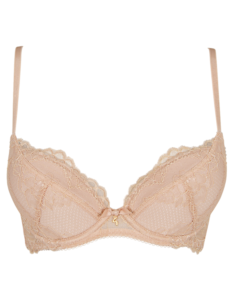 Gossard Superboost Underwire Plunge Bra, Nude | Gossard Plunge Bra in ...