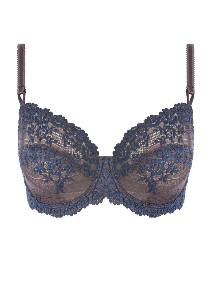Wacoal Embrace Lace Underwire Bra, Nine Iron / Ensign Blue – Bras ...