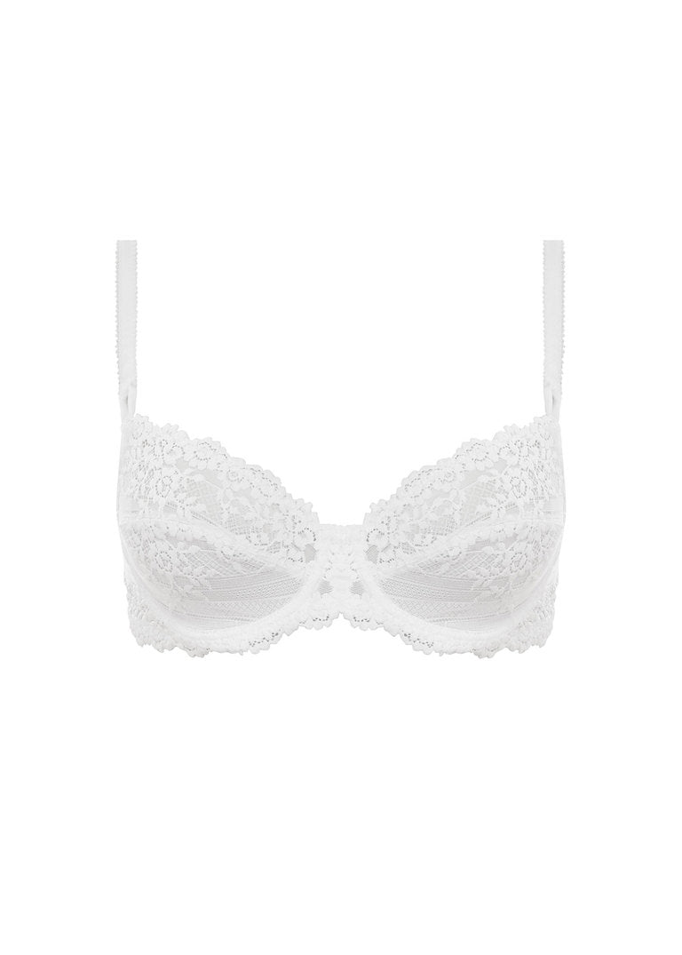 Wacoal Embrace Lace Underwire Bra, White | Delicious White Wacoal Bras ...