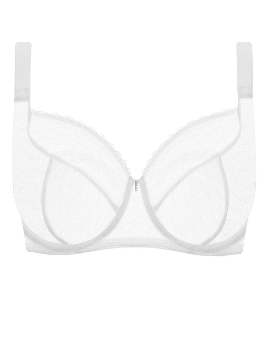 Freya Signature UW Balcony Bra, White | K Cup Bra in White – Bras ...