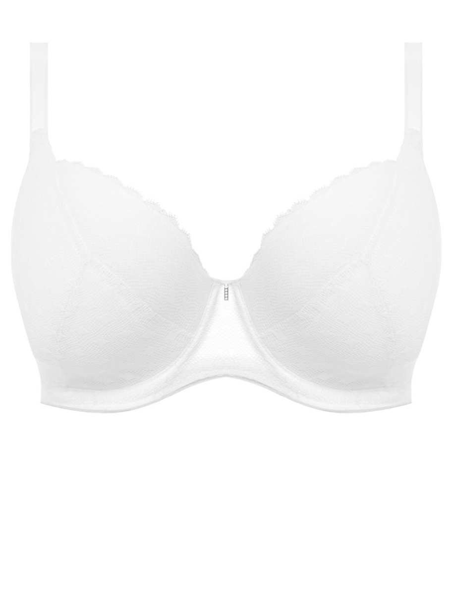 Freya Signature UW Padded Plunge Bra, White | White Freya Plunge Bras ...