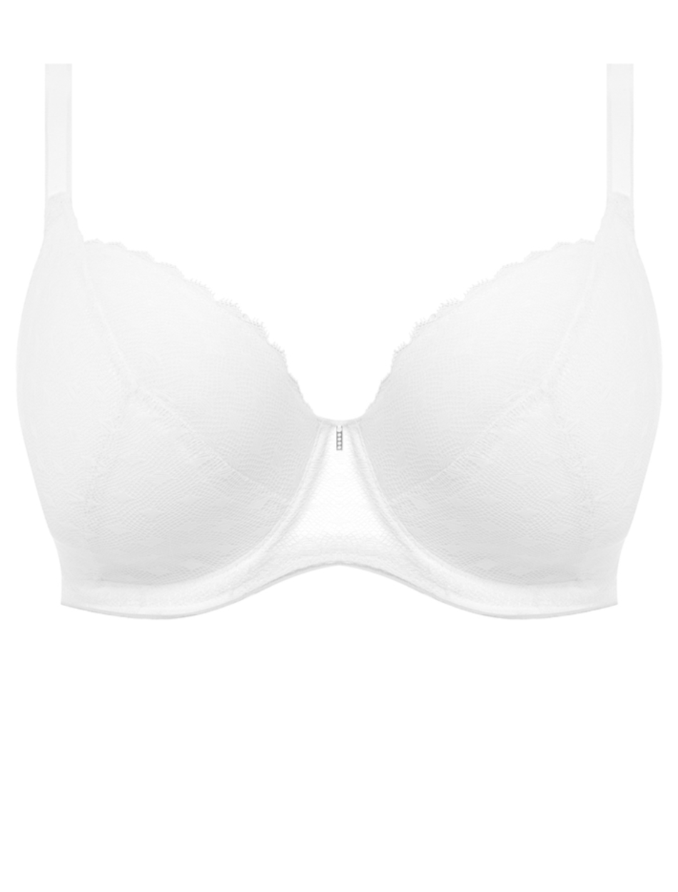 Freya Signature UW Padded Plunge Bra, White | White Freya Plunge Bras ...