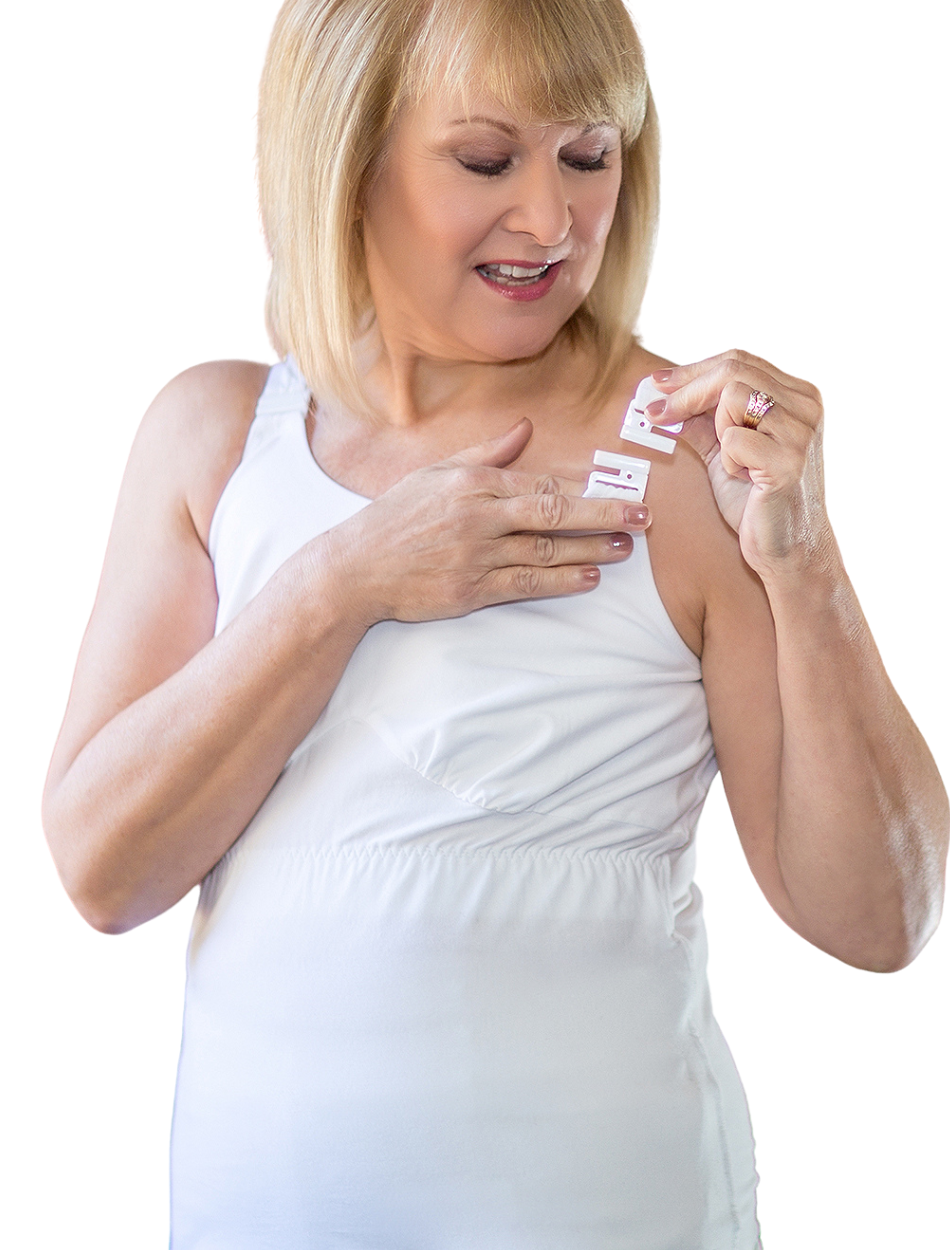 American Breast Care Post Surgical Camisole With Drain Management, Whi ...