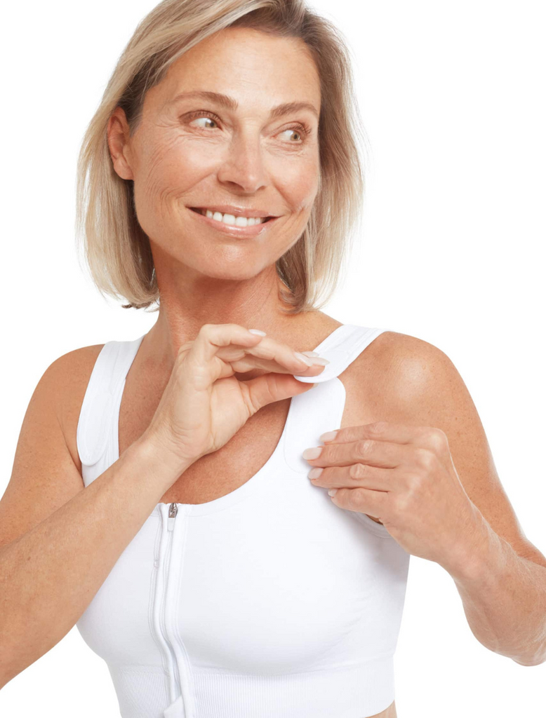 Amoena Pamela Seamless Post Surgical Wire-Free Bra, White – Bras ...