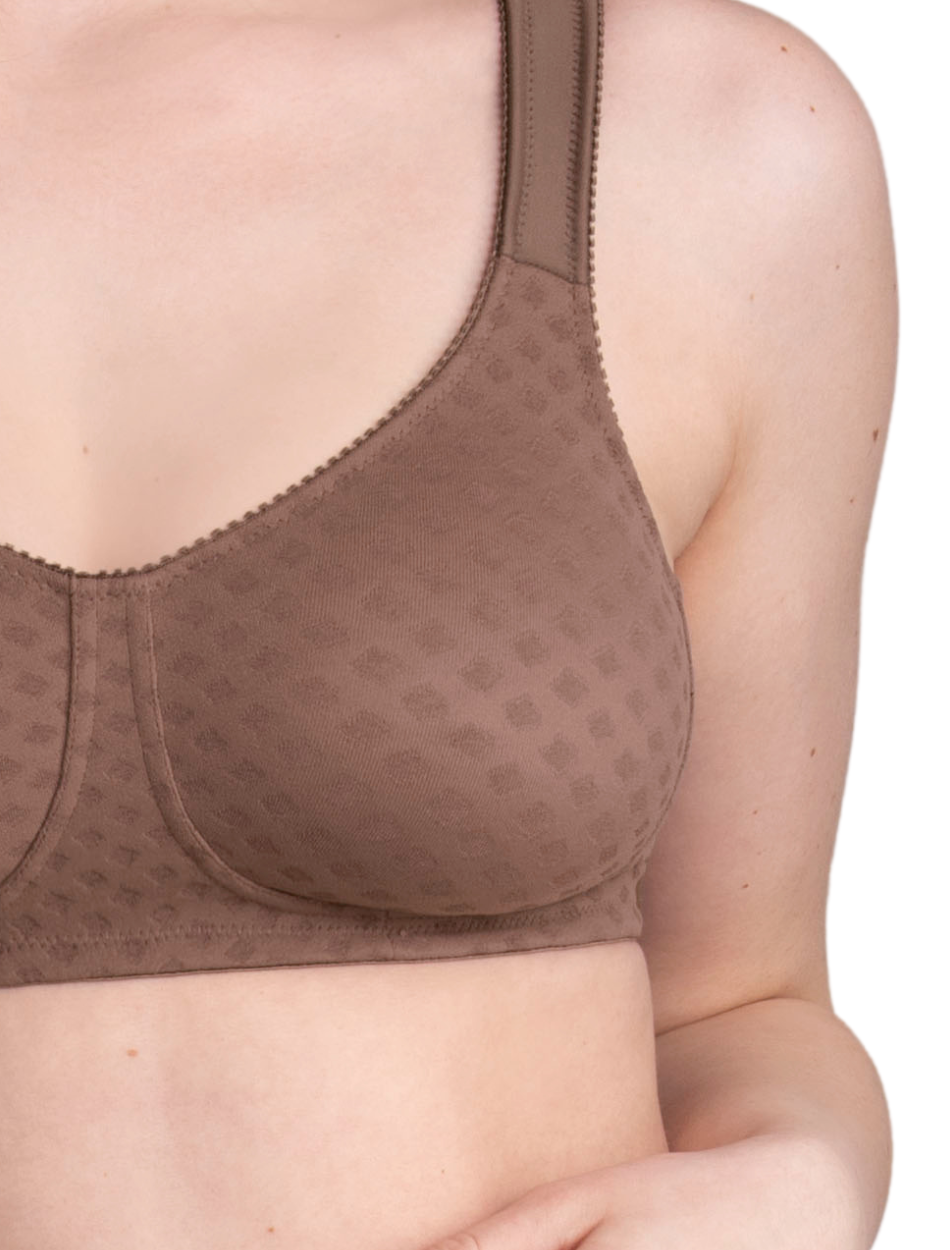 Anita Lisa Wire-Free Mastectomy Bra, Praline | Praline Brown Mastectom – Bras & Honey USA