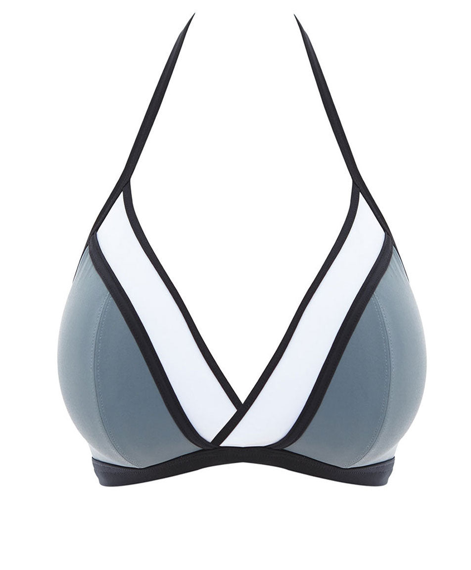 Freya Bondi Soft Triangle Padded Bikini Top in Black – Bras & Honey USA