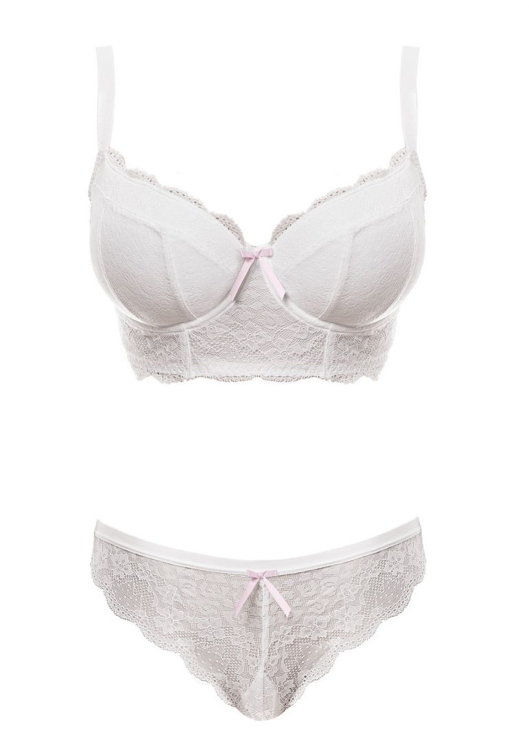 Freya Fancies Underwire Longline Bra White – Bras & Honey USA
