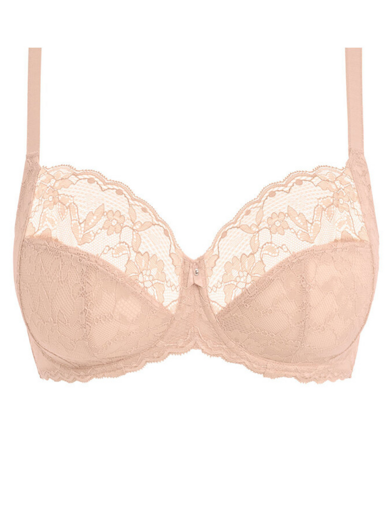 Freya Offbeat Underwire Side Support Bra, Natural Beige | Beige Freya ...