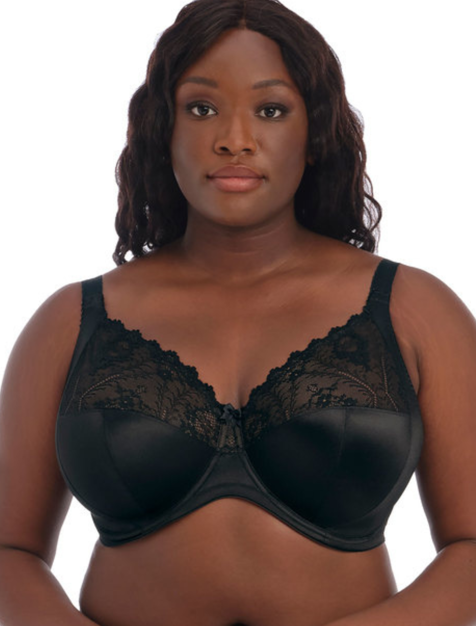 Goddess Cassie Banded Underwire Bra Black – Bras & Honey USA