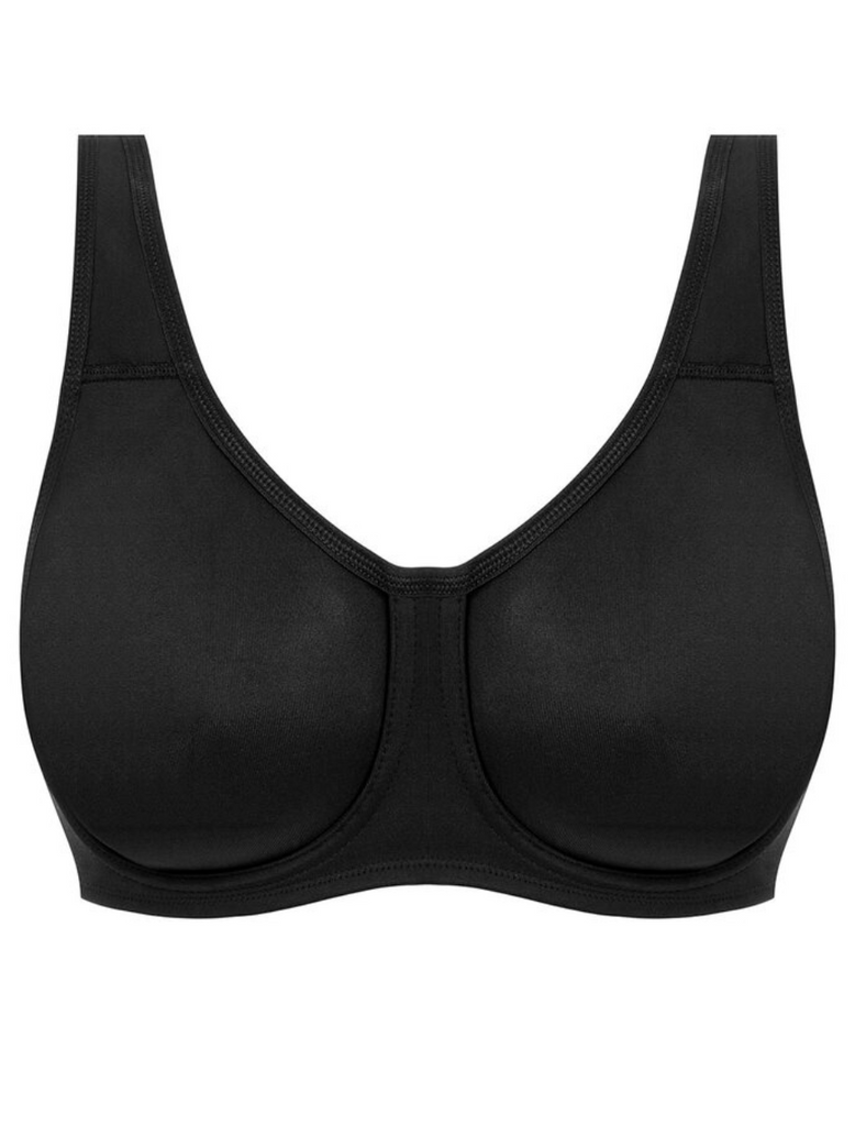 Wacoal Simone Sports Bras Underwire Maximum Support, Black | Black Wac ...